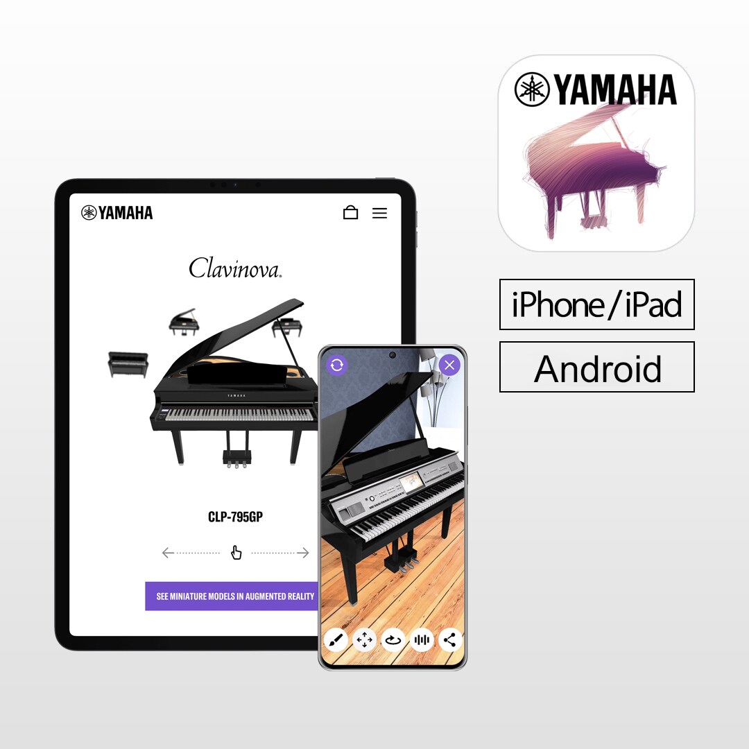 CLAVINOVA SPACE - Übersicht - Apps - Produkte - Pianos - Musikinstrumente - Yamaha - Österreich